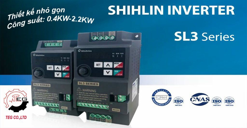 SL3-043-1.5K biến tần Shihlin 1.5KW 380VAC